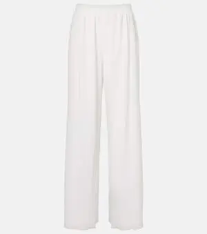 Jade Swim Mika High-rise Straight Pants - White