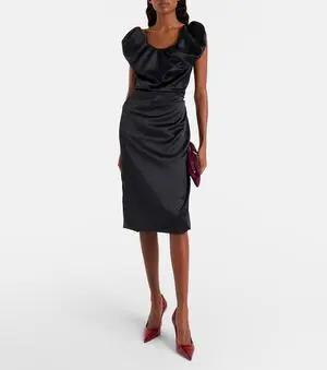 VIVIENNE WESTWOOD Draped Midi Dress