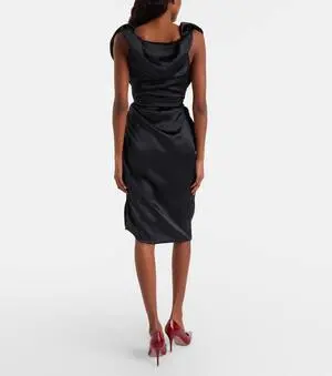VIVIENNE WESTWOOD Draped Midi Dress