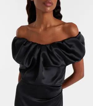 VIVIENNE WESTWOOD Draped Midi Dress