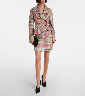 VIVIENNE WESTWOOD Stormy Asymmetric Wool Blazer