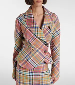 VIVIENNE WESTWOOD Stormy Asymmetric Wool Blazer