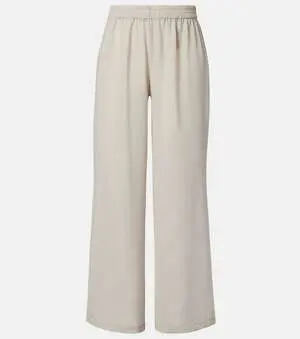 Jade Swim Mika Sheer Wide-leg Pants - Grey