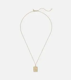 SYDNEY EVAN The Elephant Tarot Card Pendant Necklace - Gold