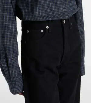 AGOLDE Luna Pieced Mid-rise Barrel-leg Jeans - Black