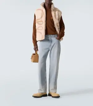 Loewe Faded Straight-leg Jeans