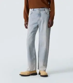 Loewe Faded Straight-leg Jeans