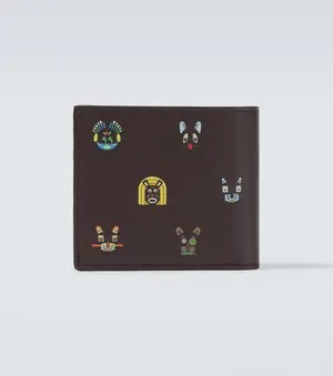 Loewe X Louis Wain Cats Leather Bifold Wallet