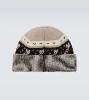 Loewe X Louis Wain Wool-blend Beanie