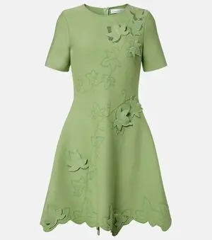 Green Embroidered Dresses