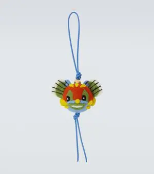 Loewe X Louis Wain Clown Wool Bag Charm - Multicoloured