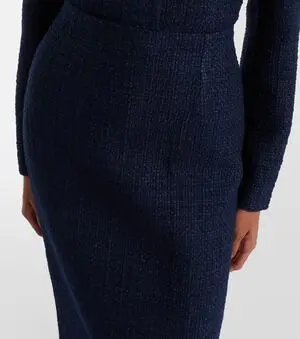 Roland Mouret Bouclé Midi Skirt