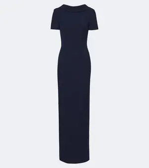 Roland Mouret Crepe Gown - Blue
