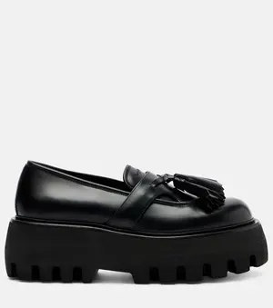Alexander McQueen Sofa Leather Platform Loafers