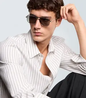 Dior Diorblacksuit S17u Aviator Sunglasses - Silver