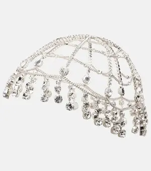 Rabanne Crystal-embellished Headband - Silver