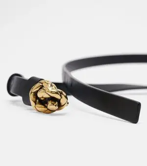 Bottega Veneta Knot Leather Belt