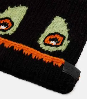 Loewe X Louis Wain Cat Wool-blend Beanie