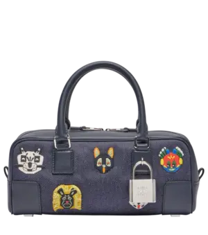 Loewe X Louis Wain Amazona 23 Short Top-handle Bag - Blue