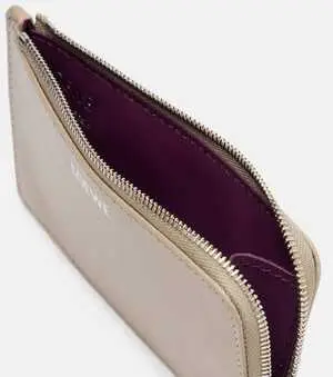 Loewe Knot Leather Card Holder - Beige