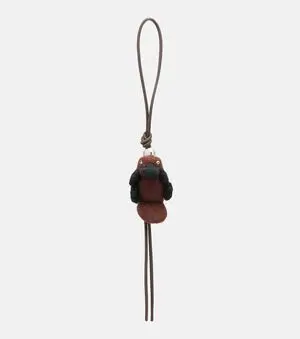 Loewe Leather-trimmed Wool Bag Charm