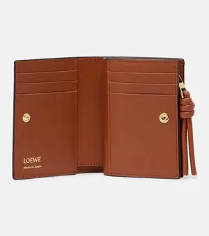 Loewe Knot Leather Wallet - Black