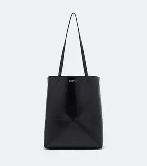 Loewe Puzzle Fold Tote Bag - Black