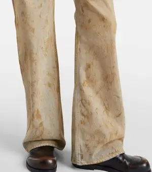Acne Studios Distressed Wide-leg Jeans
