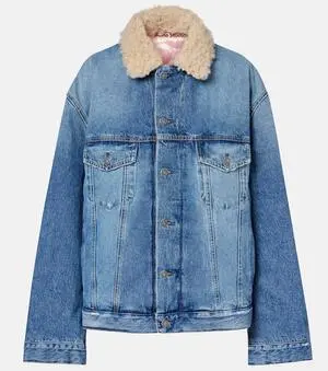 Women's Oversized Padded Denim Jackets