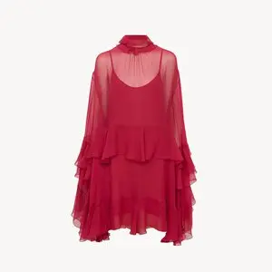 Chloe Ruffled Cocktail Dresses
