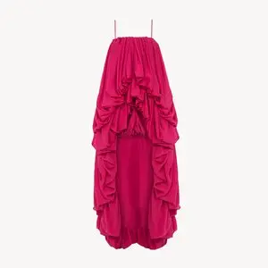 Chloé High-low Sleeveless Jumpsuit - Divine Red