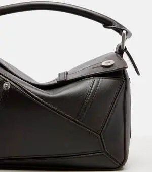 Loewe Puzzle Panta Small Leather Top-handle Bag - Brown