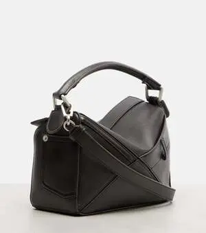 Loewe Puzzle Panta Small Leather Top-handle Bag - Brown