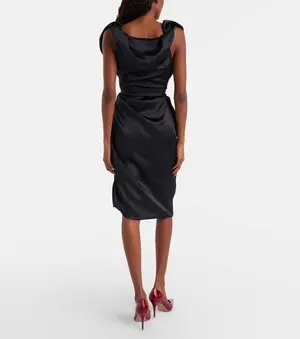 VIVIENNE WESTWOOD Draped Midi Dress