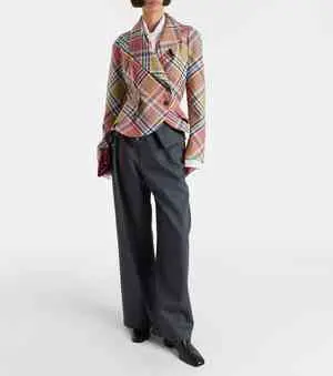 VIVIENNE WESTWOOD Stormy Asymmetric Wool Blazer