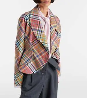 VIVIENNE WESTWOOD Stormy Asymmetric Wool Blazer