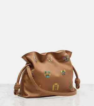 Loewe X Louis Wain Flamenco Cats Mini Clutch - Brown