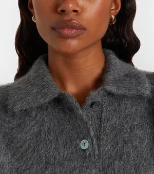 Gucci Blondie Embellished Hoop Earrings