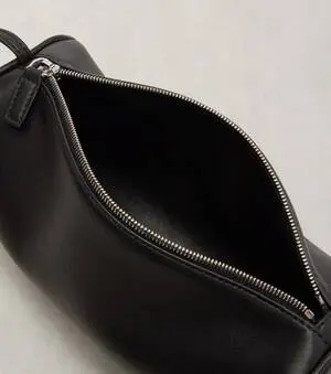 THE ROW Nappa Leather Crossbody Bag - Black