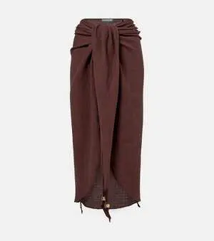 Melissa Odabash Winnie Cotton Beach Cover-up - Brown