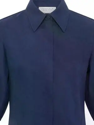 Gabriela Hearst Sansi Puff-sleeve Shirt - Blue