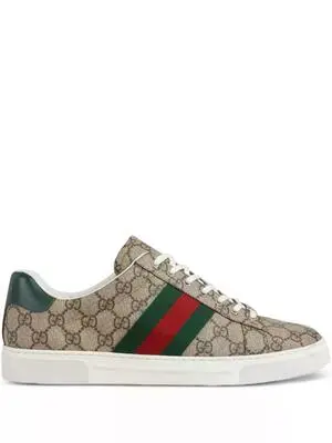 Gucci Ace Stripe Sneakers - Neutrals