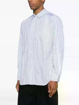 Comme Des Garçons Pocket Striped Shirt - Blue