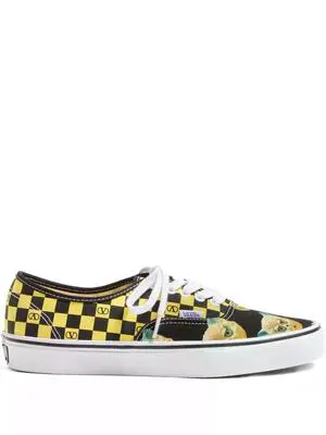 Valentino Garavani X Vans Printed Low-top Sneakers - Black