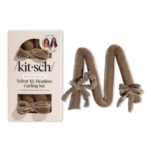 KITSCH Velvet Xl Heatless Curling Set - Eucalyptus