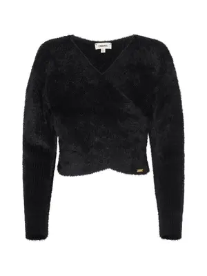 L'Agence Antonella Crossover Pullover - Black