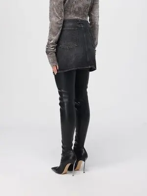 JEAN PAUL GAULTIER Denim Skirt - Black