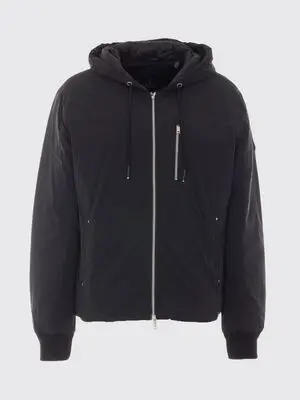 Moose Knuckles Hooded Zip-up Jacket - Black