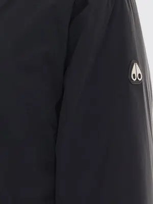 Moose Knuckles Hooded Zip-up Jacket - Black