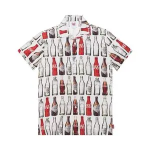 Kith X Coca-cola Bottles Camp Collar Shirt